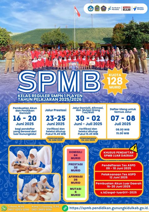 SPMB REG | smpn1playen